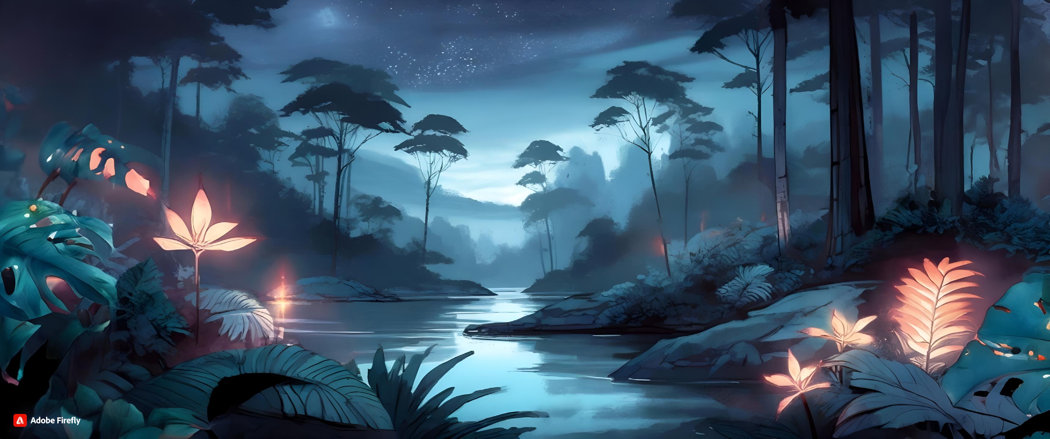 Magical Rainforest [3440x1440] | Scrolller