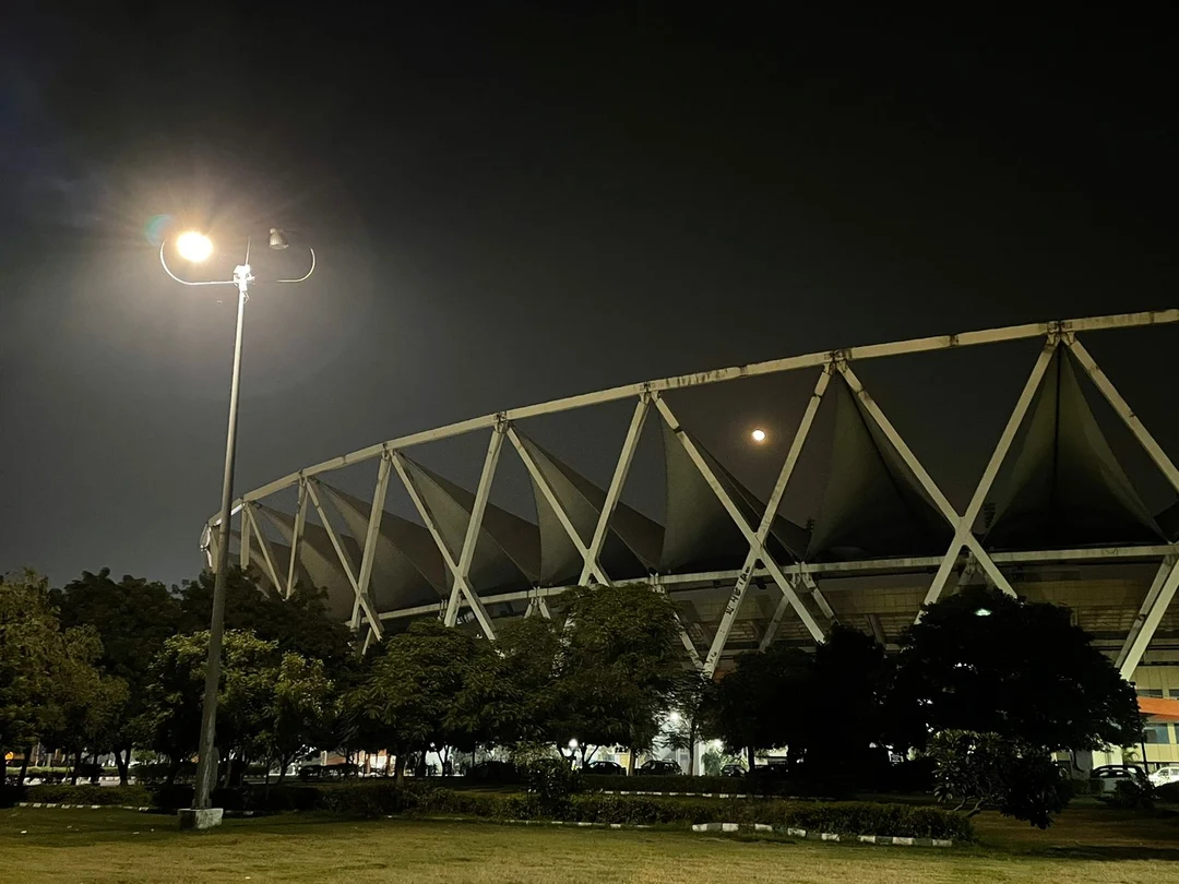 JLN Stadium at night | Scrolller
