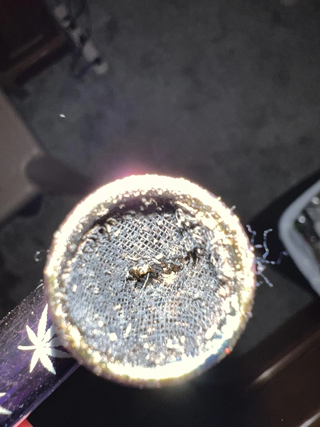 Grille has hole | Scrolller