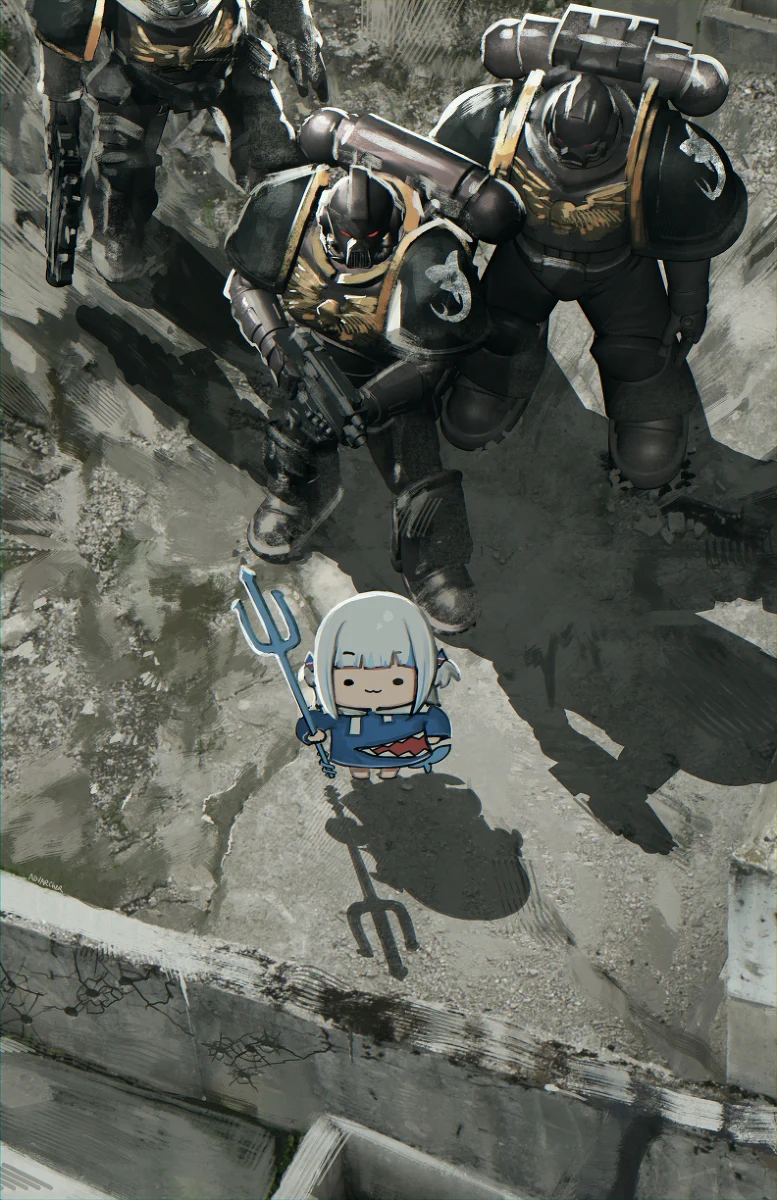 The Carcharodons has an unusual encounter... (Art by Advarcher) | Scrolller