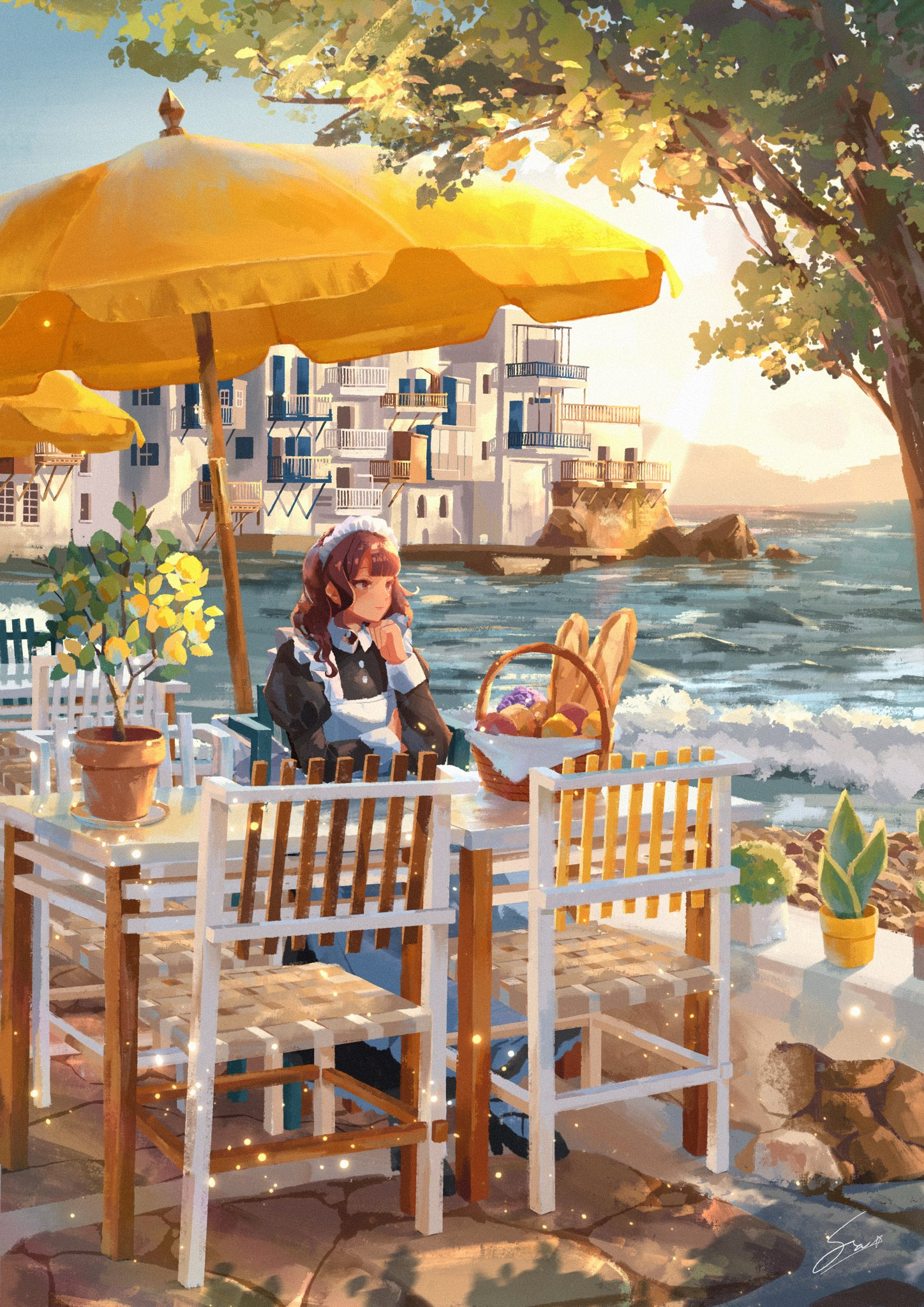 Seaside break by @atelier_umiyury | Scrolller