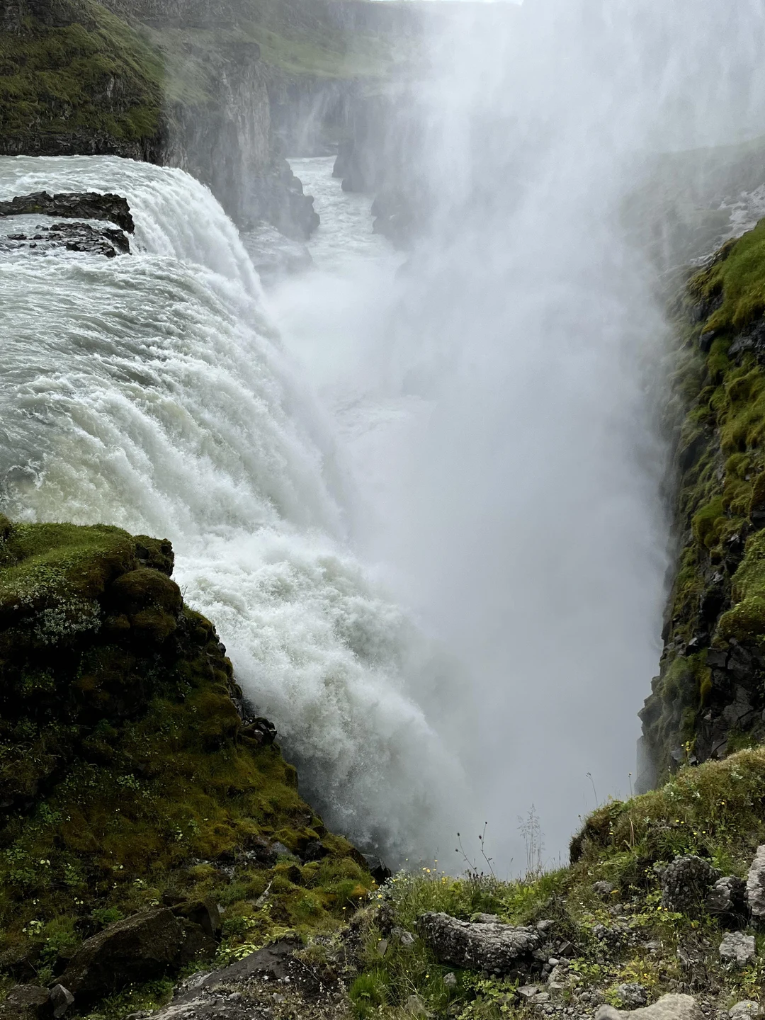 Gullfoss Waterfall, Iceland [OC]. 3024 x 4032 | Scrolller