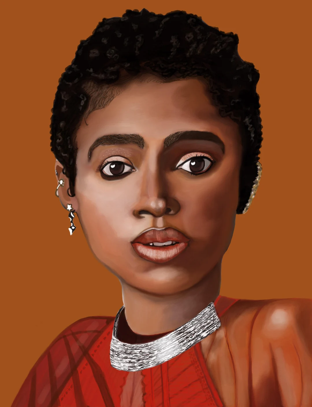 Tiffany Boone, Me, Procreate, 2023 | Scrolller