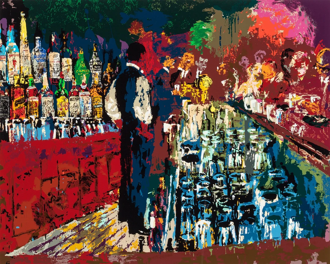 Bar Scene by LeRoy Neiman | Scrolller