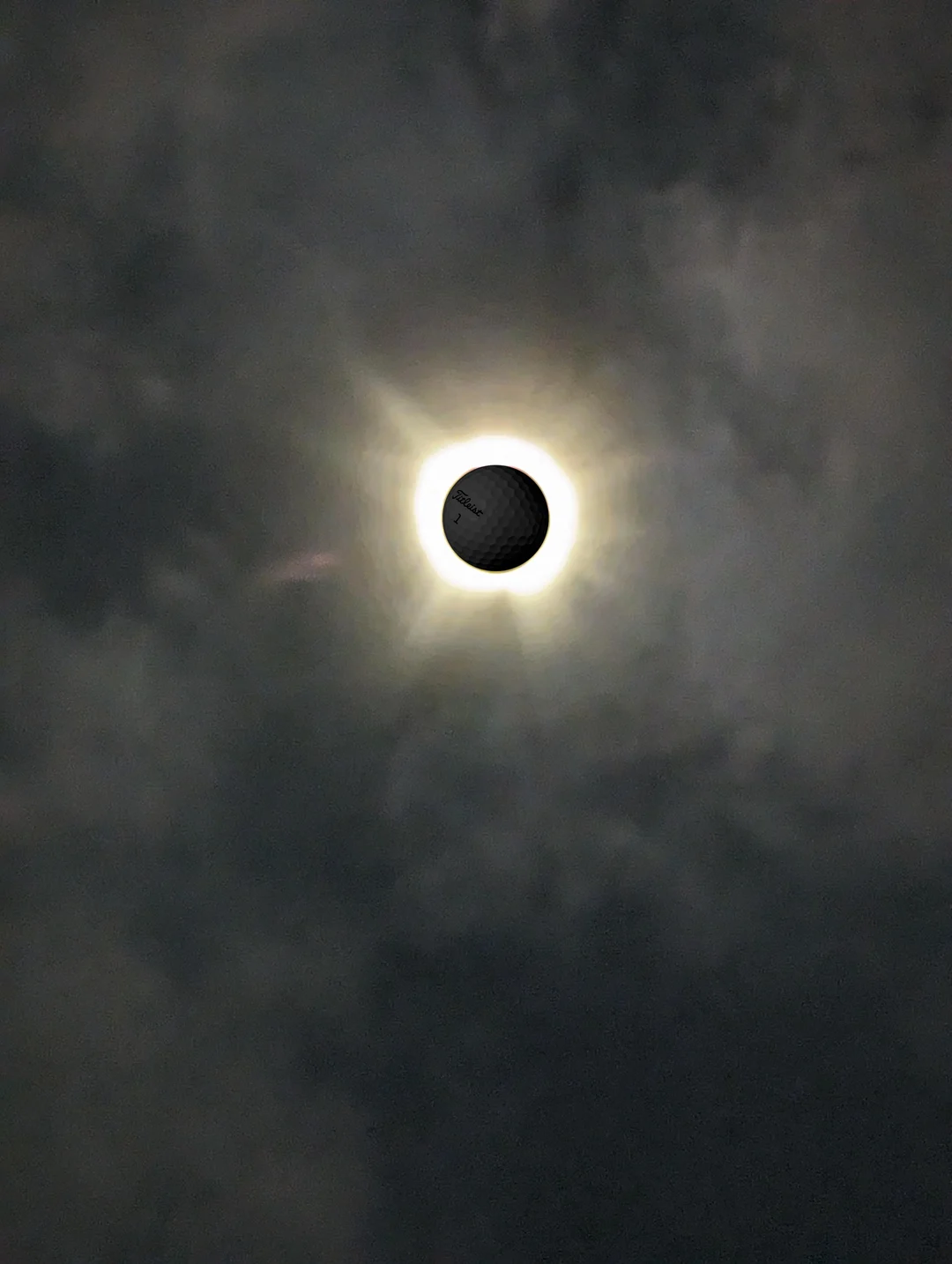 Managed to time the perfect picture during yesterdays eclipse. | Scrolller