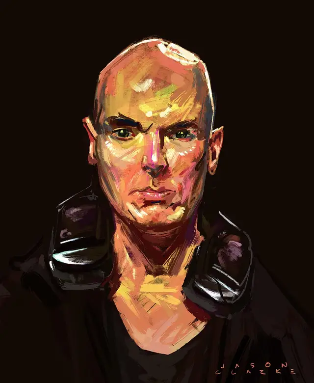 self portrait, me, digital, 2023 | Scrolller