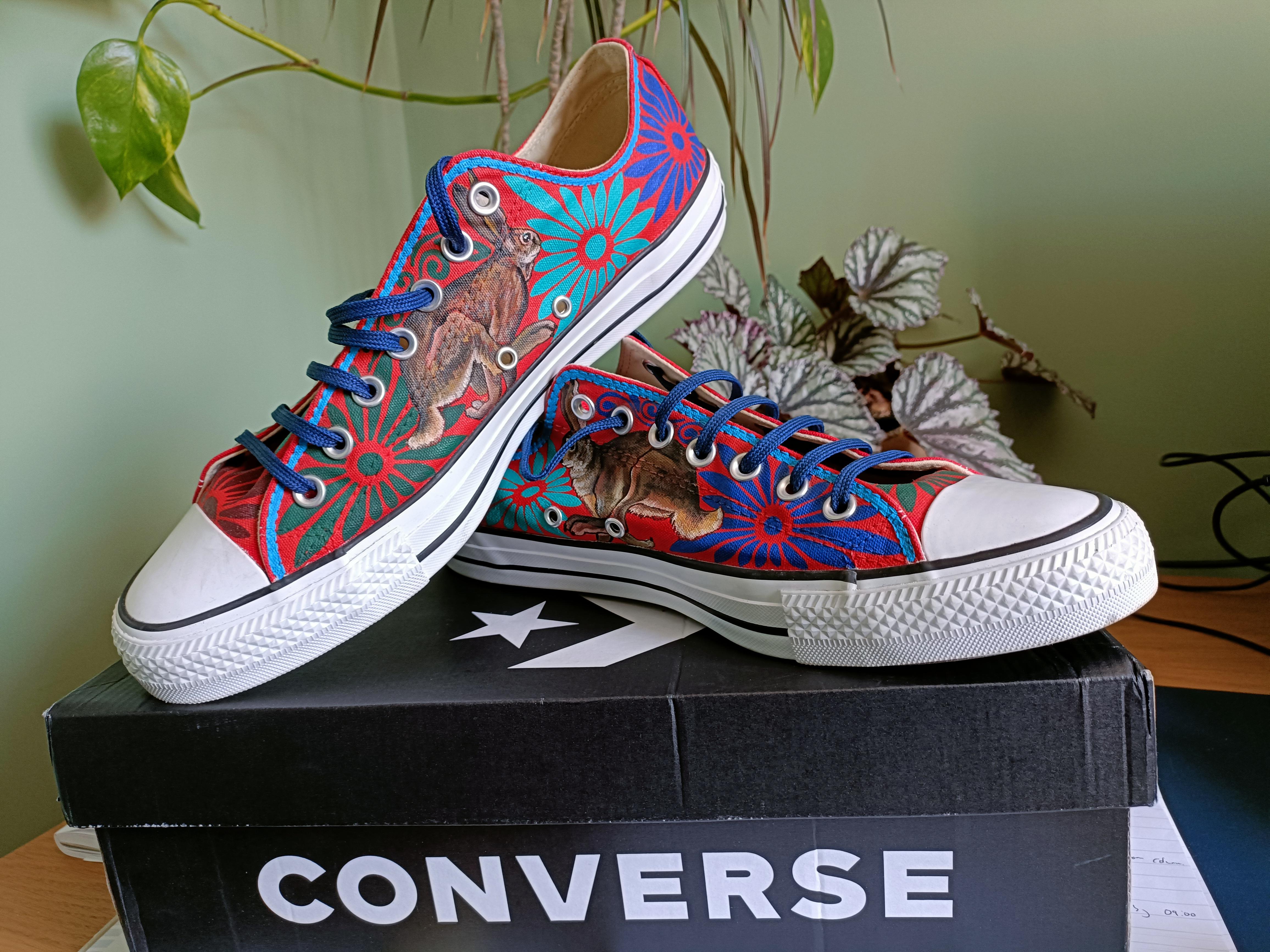 Hand Painted Converse | Scrolller
