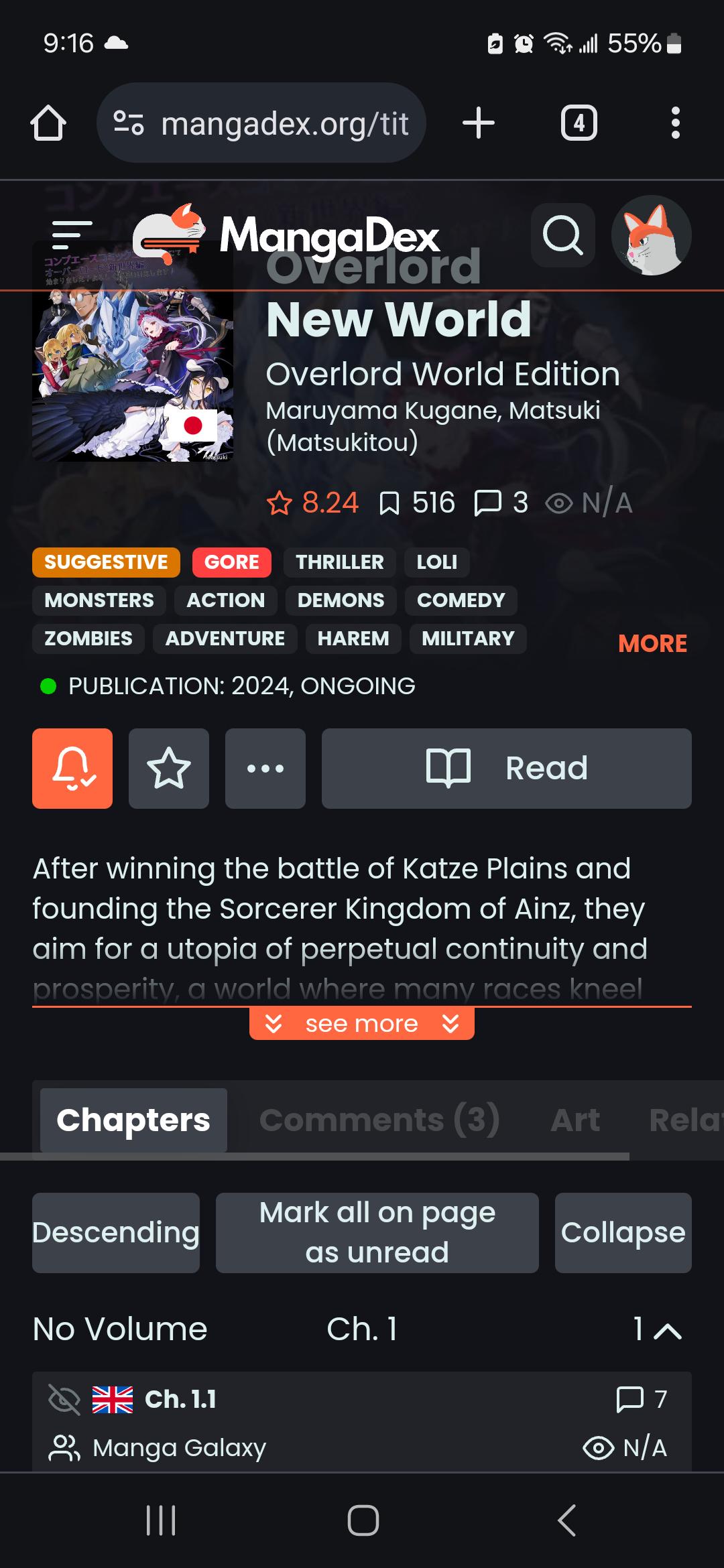 Sequel manga is translated on mangadex!! | Scrolller