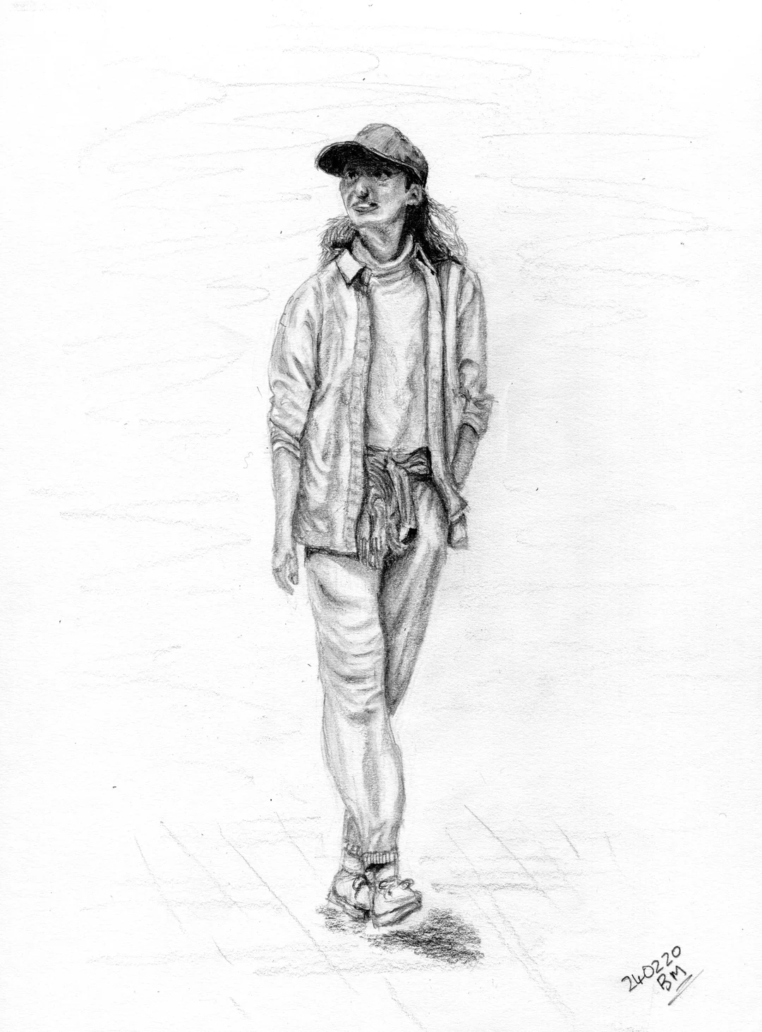 Stroll, BrentMilburn, Graphite, 2024 | Scrolller