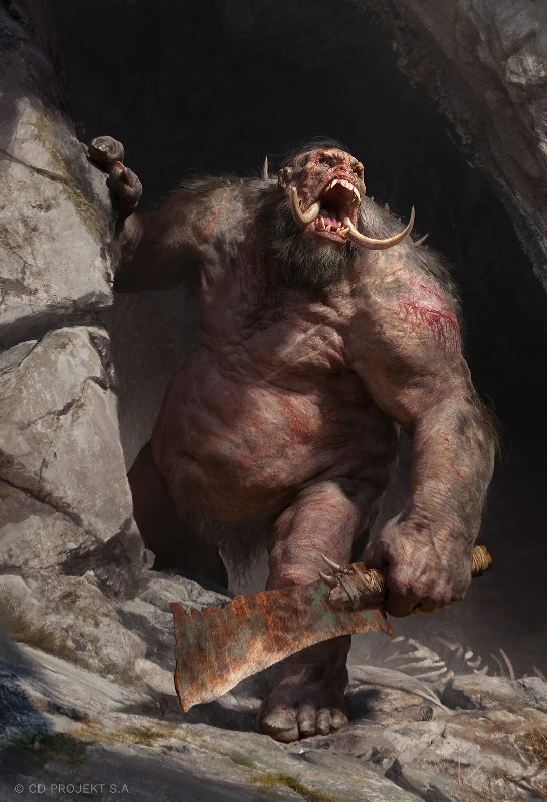 Ogre Warrior by Anton Nazarenko | Scrolller
