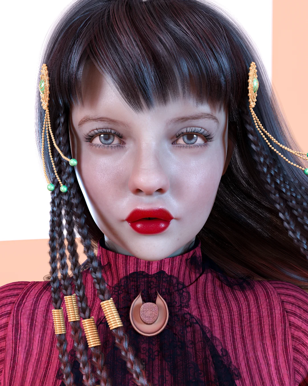 Masha, Me, Render, 2022 | Scrolller