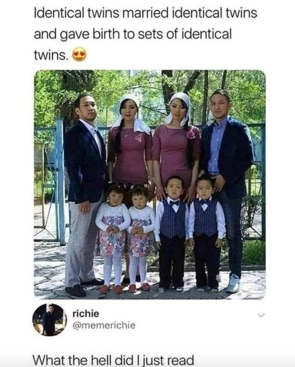 What a beautiful family... wait a second hmm | Scrolller