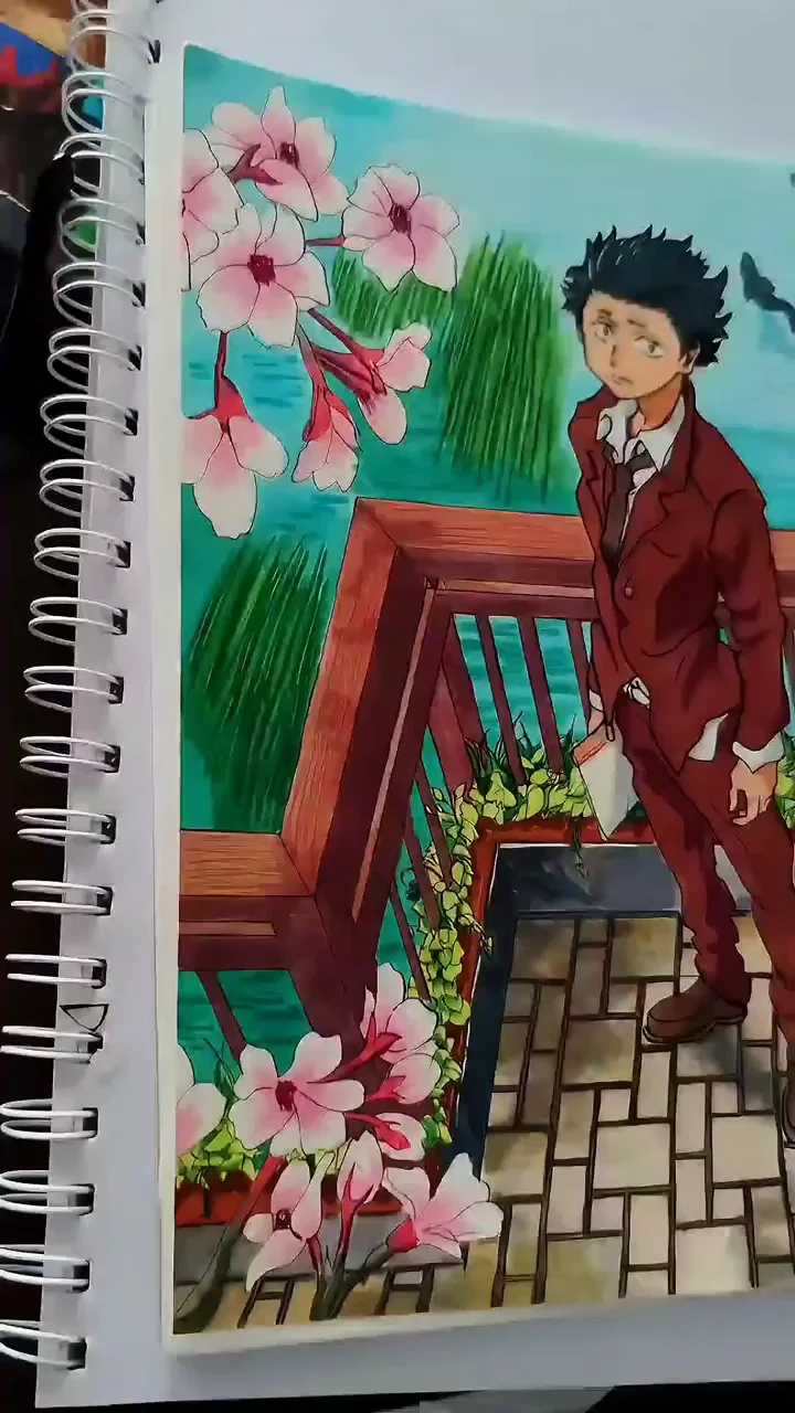 Fan art - Redrawing A Silent Voice movie poster | Scrolller