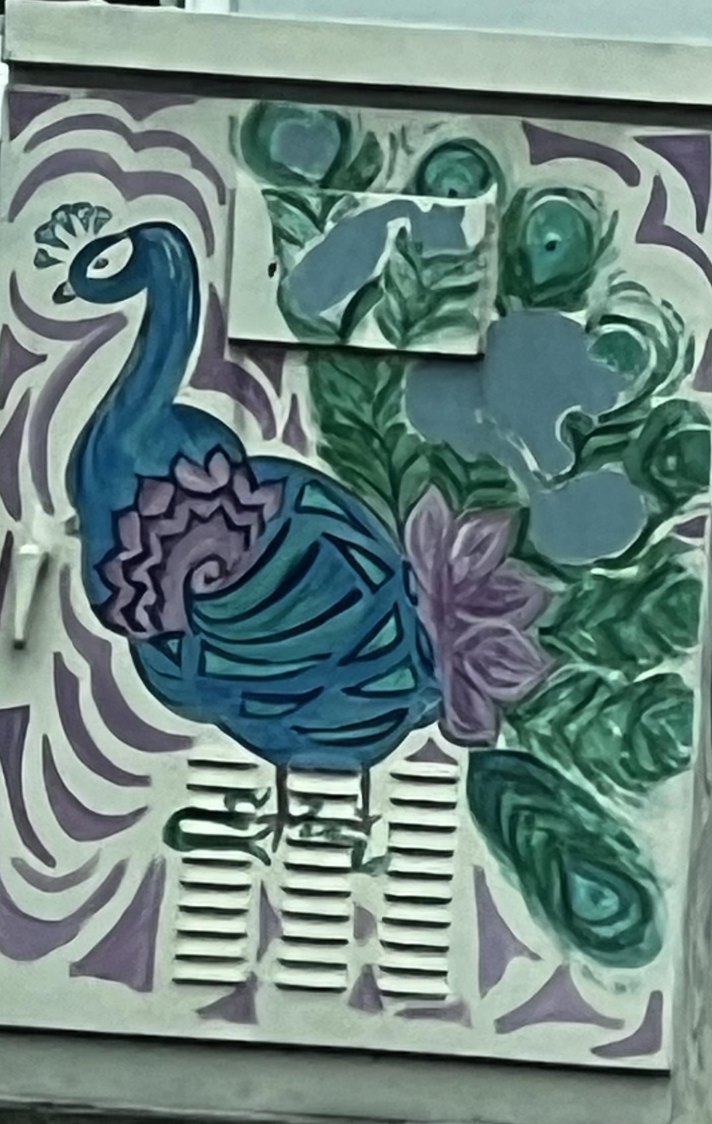 Peacock Relatively Abstract Art | Scrolller