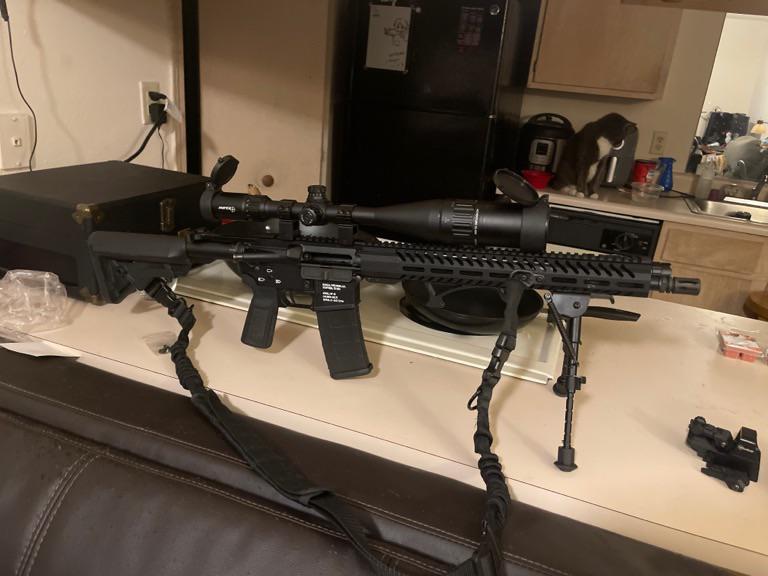 Wife overheard me mention I wanted a scope for my AR….well it’s definitely a scope. | Scrolller