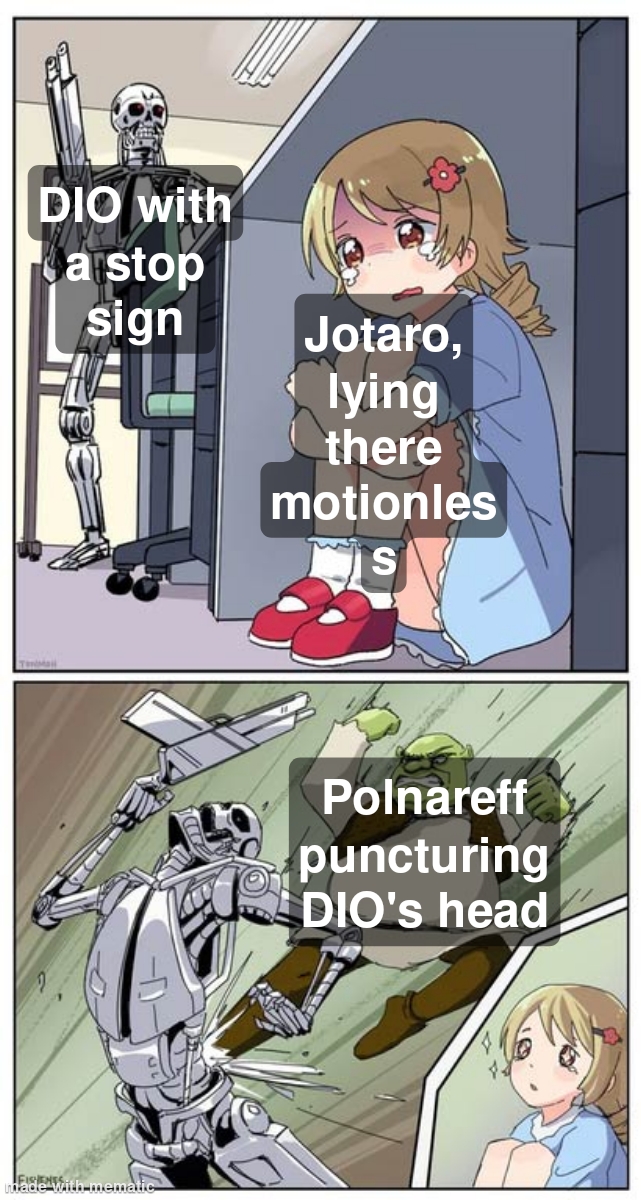 Hey, atleast his intervention worked in the OVA. | Scrolller