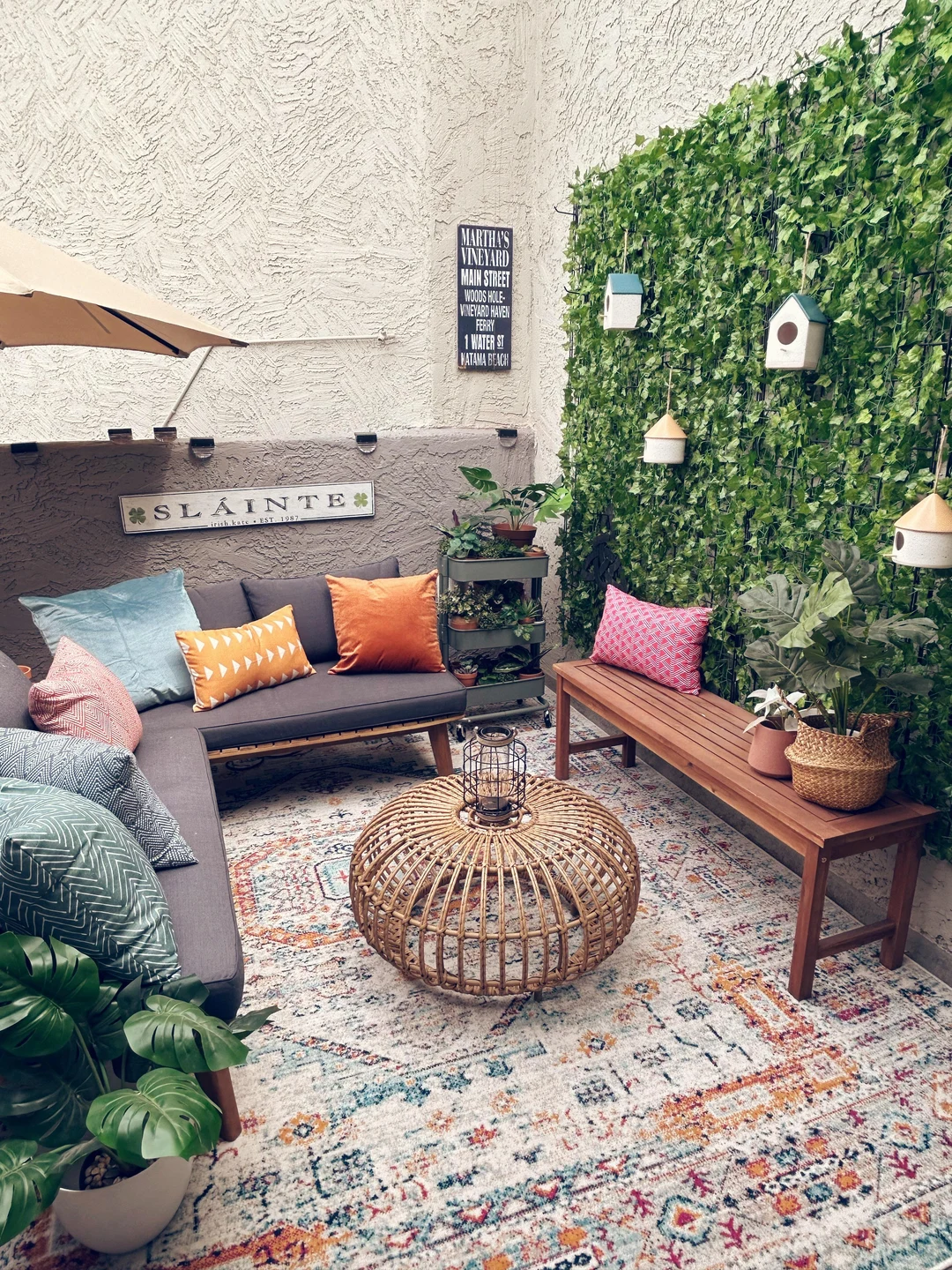 Our cozy spot on the patio | Scrolller