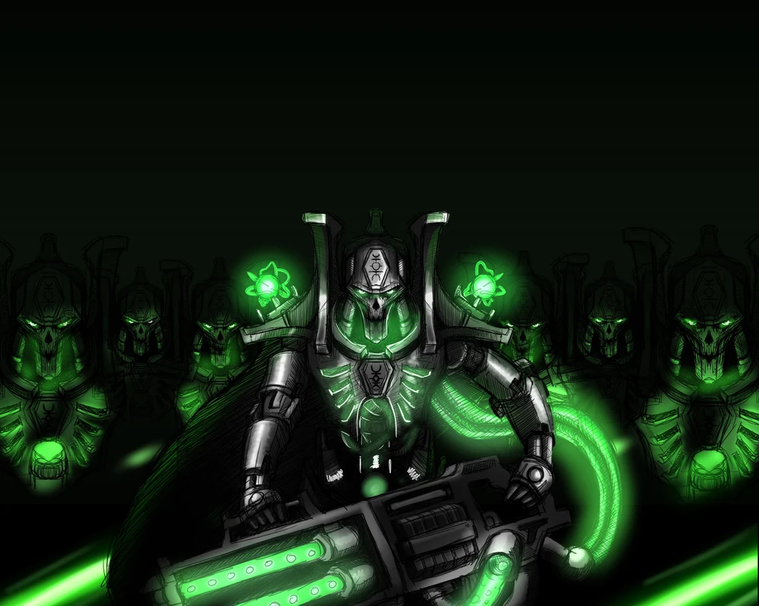 Finished Necron Warden | Scrolller