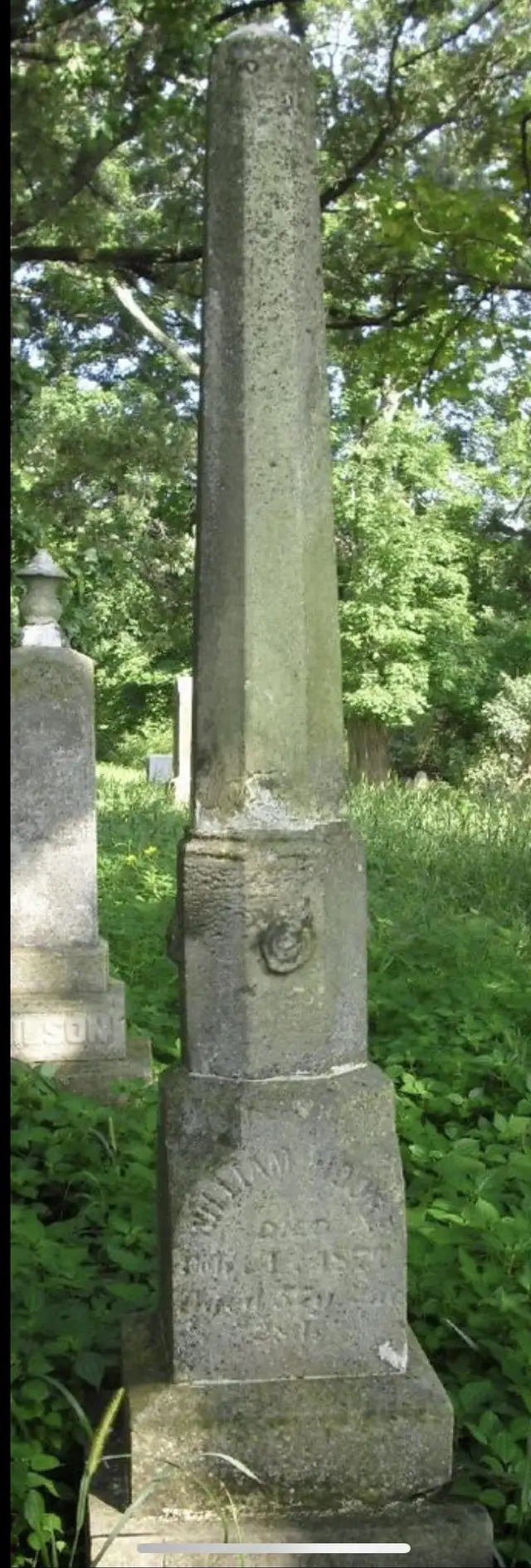 Here is the before picture of the abandoned grave in Iowa | Scrolller