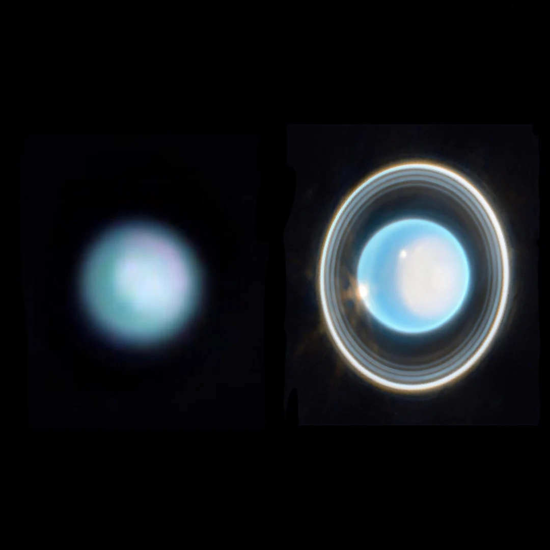 My image of Uranus vs the James Webb | Scrolller