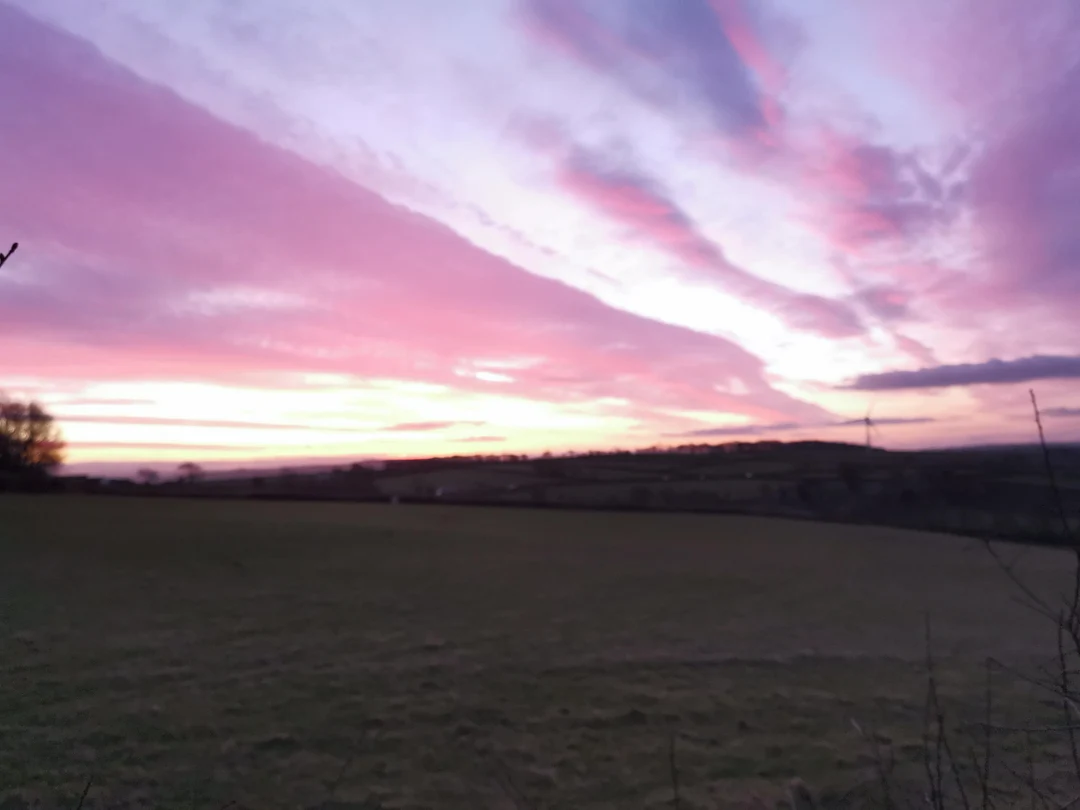 Sunrise at Launceston, cornwall, England. | Scrolller
