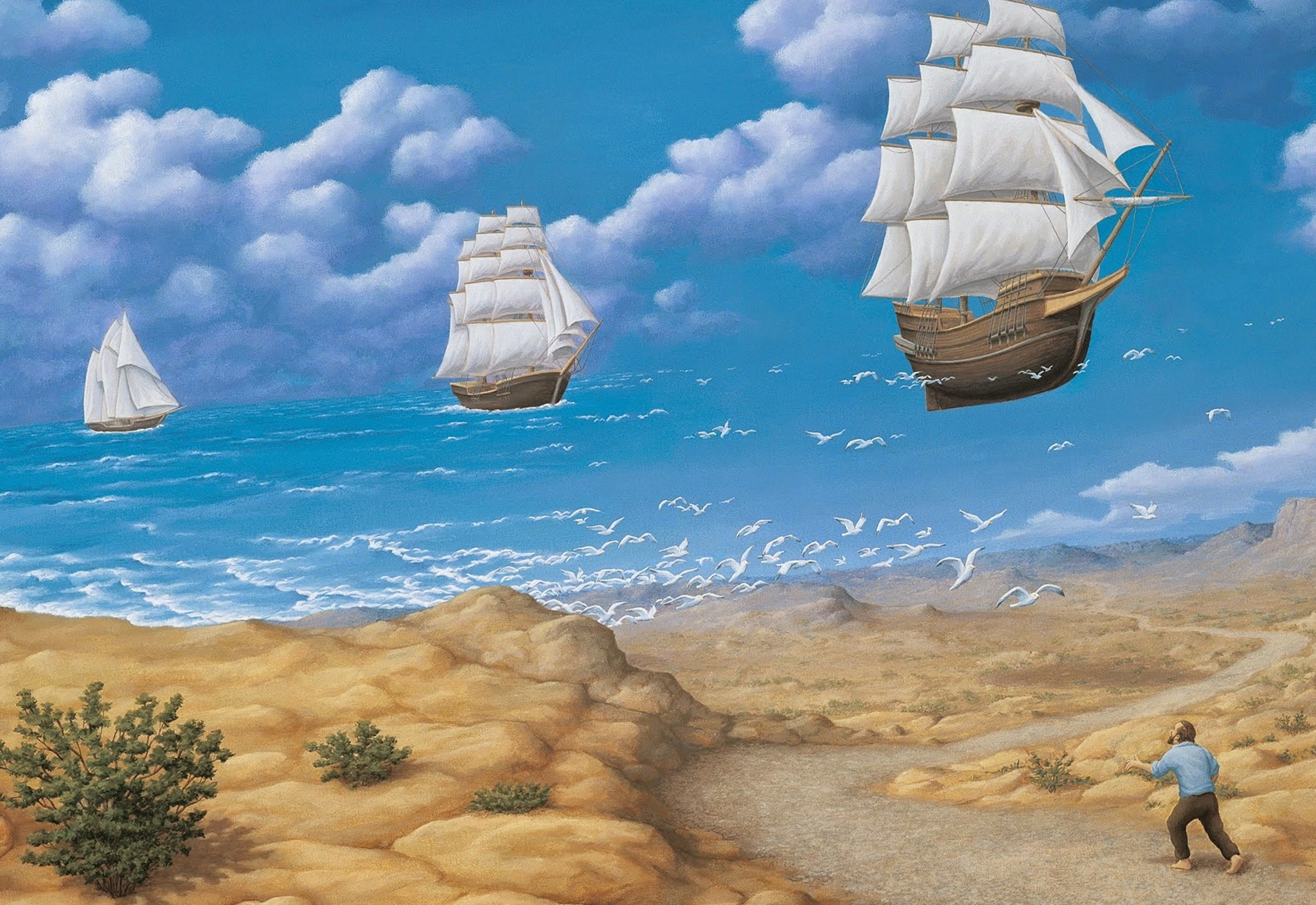Collection of some Psychedelic optical illusions by ROB GONSALVES, 2015 | Scrolller