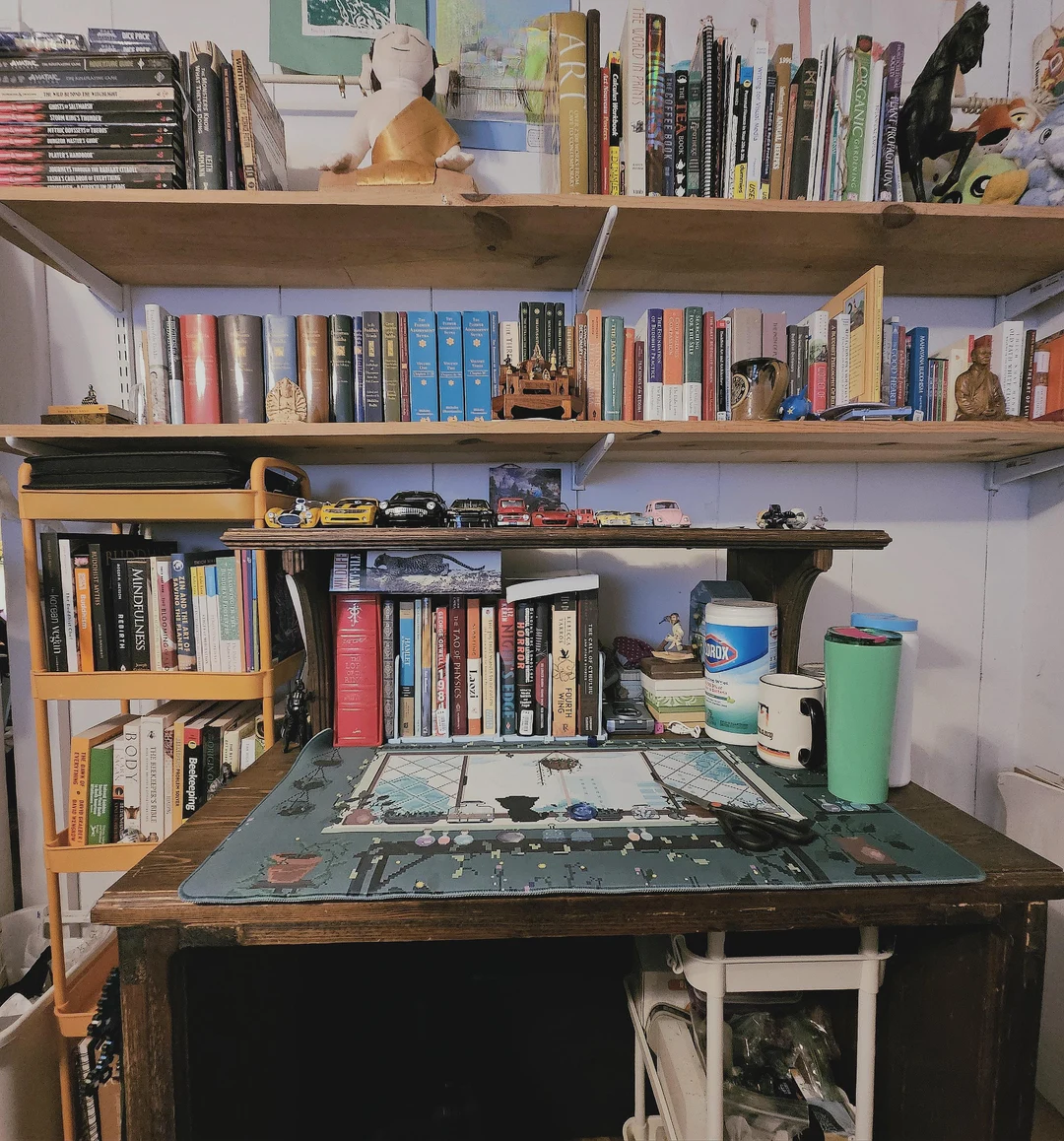 Messy room whole life - finally organized book corner a tad. | Scrolller