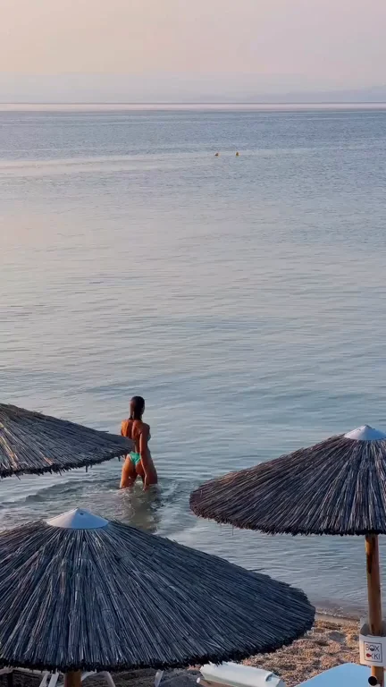 "Sunset swim in my private sea" | Scrolller