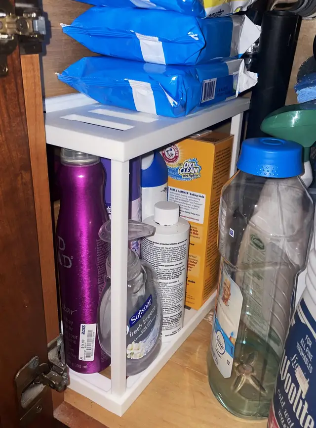 Made some storage for under the sink | Scrolller