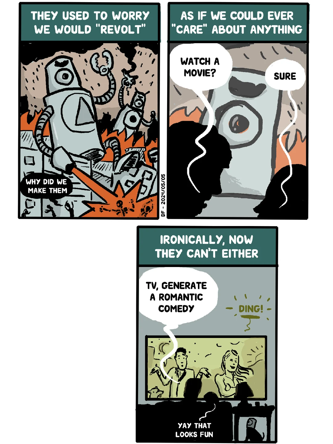 Robots gone wild! [OC] | Scrolller