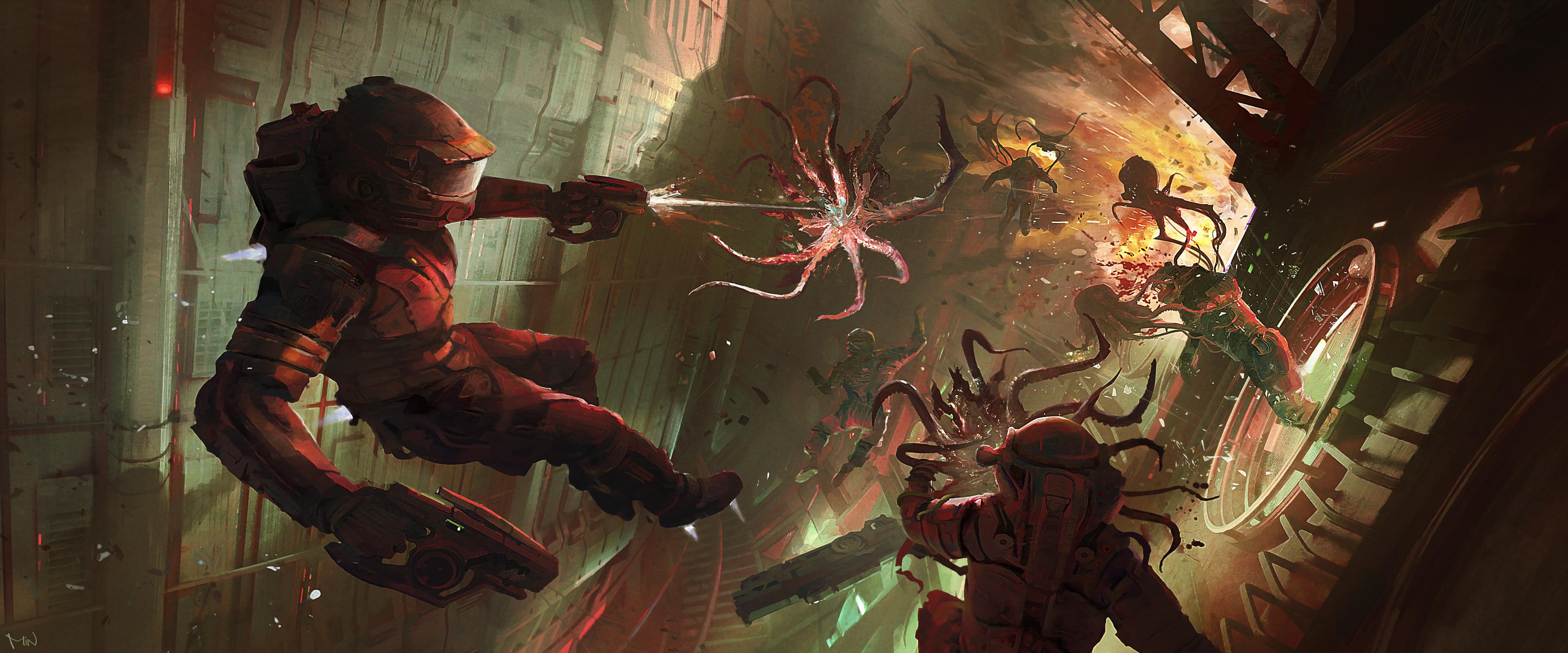 Raid by artist Min Guen | Scrolller