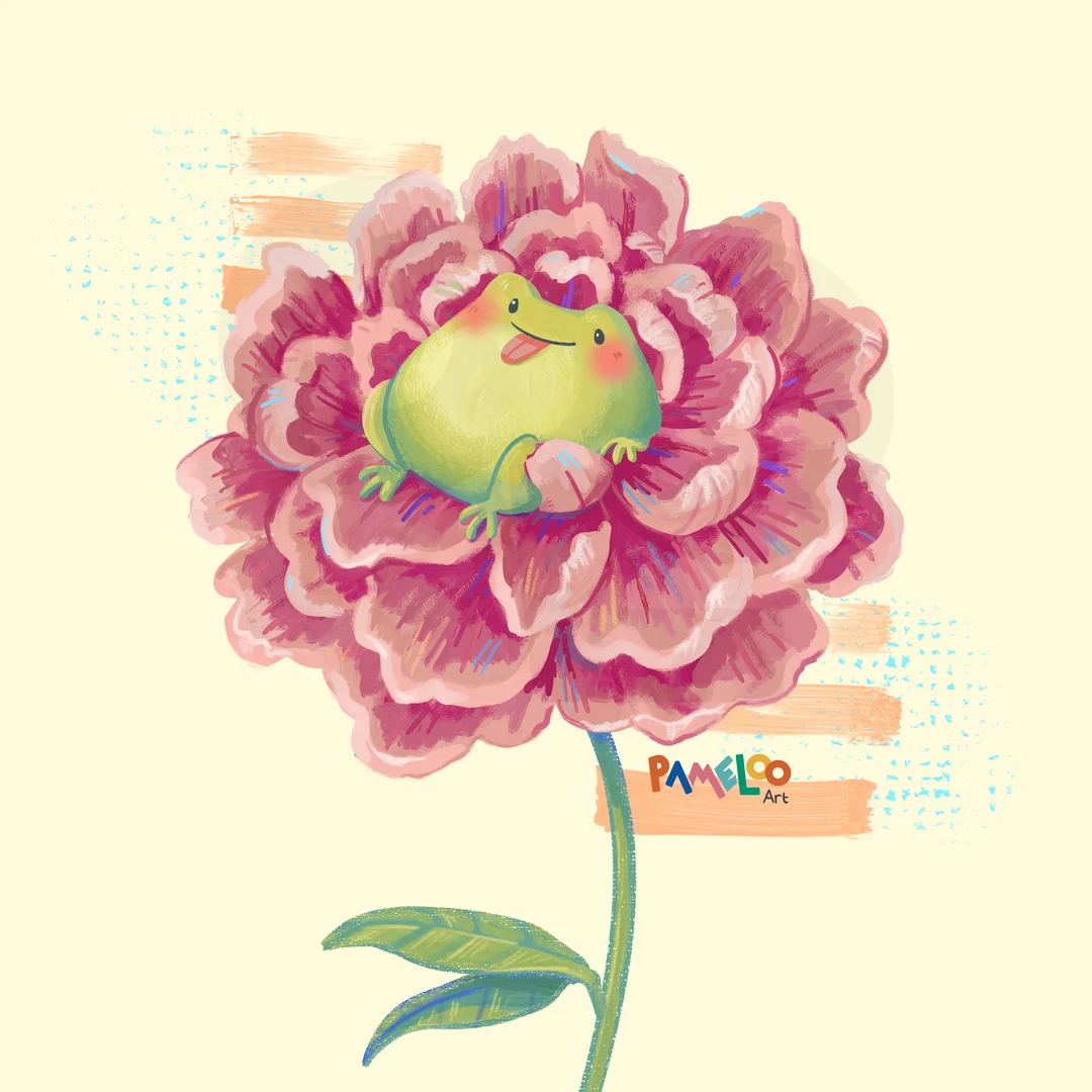 Peony Frog, Me, Digital, 2022 | Scrolller