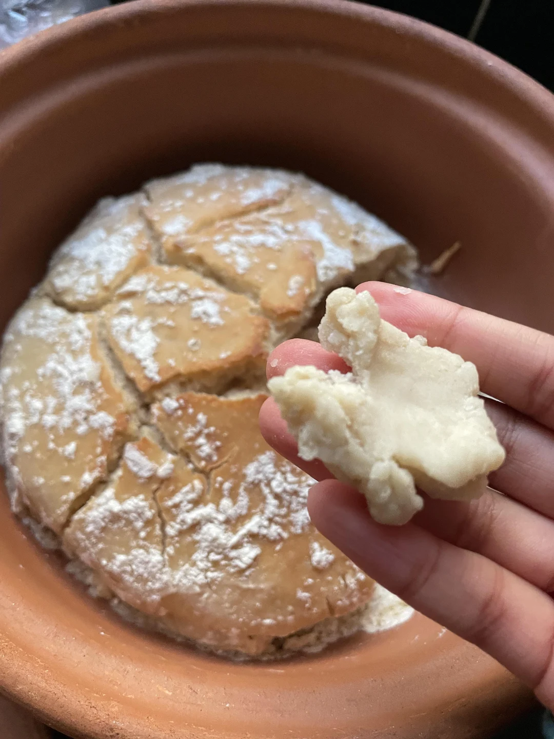 weird doughy raw bread | Scrolller