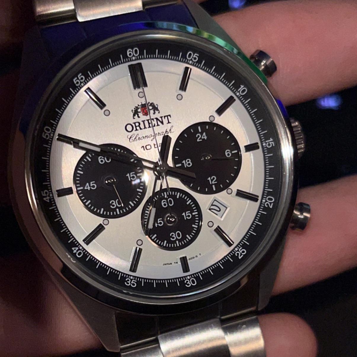 [ORIENT] Panda Face, chronograph, Japanese import, Solar powered | Scrolller