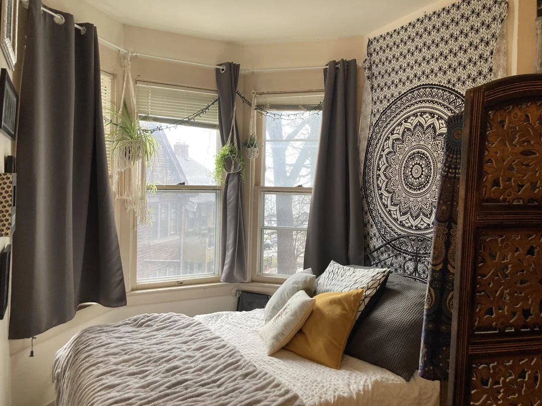 My cozy bed nook. | Scrolller