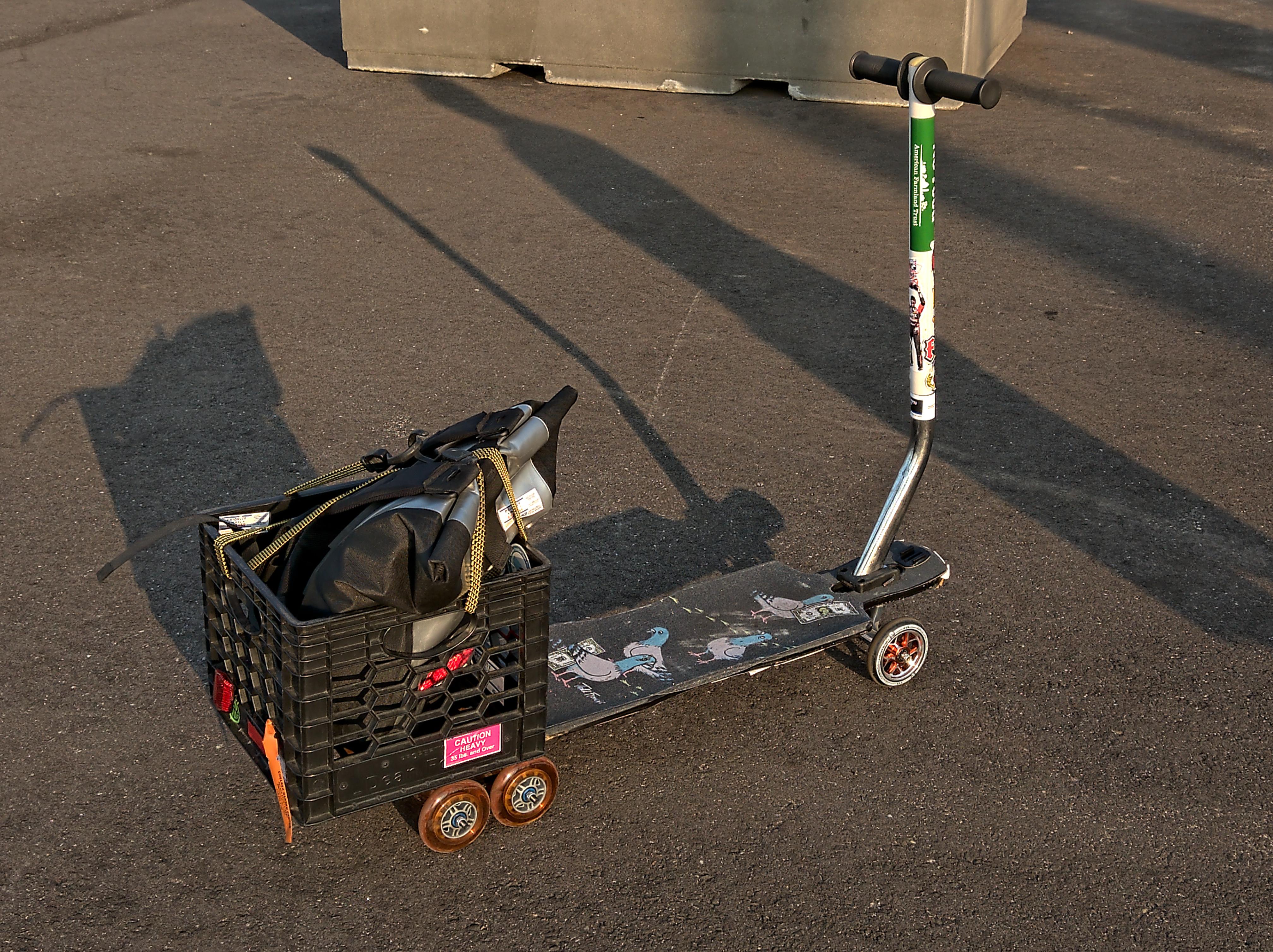 World's first cargo longboard | Scrolller