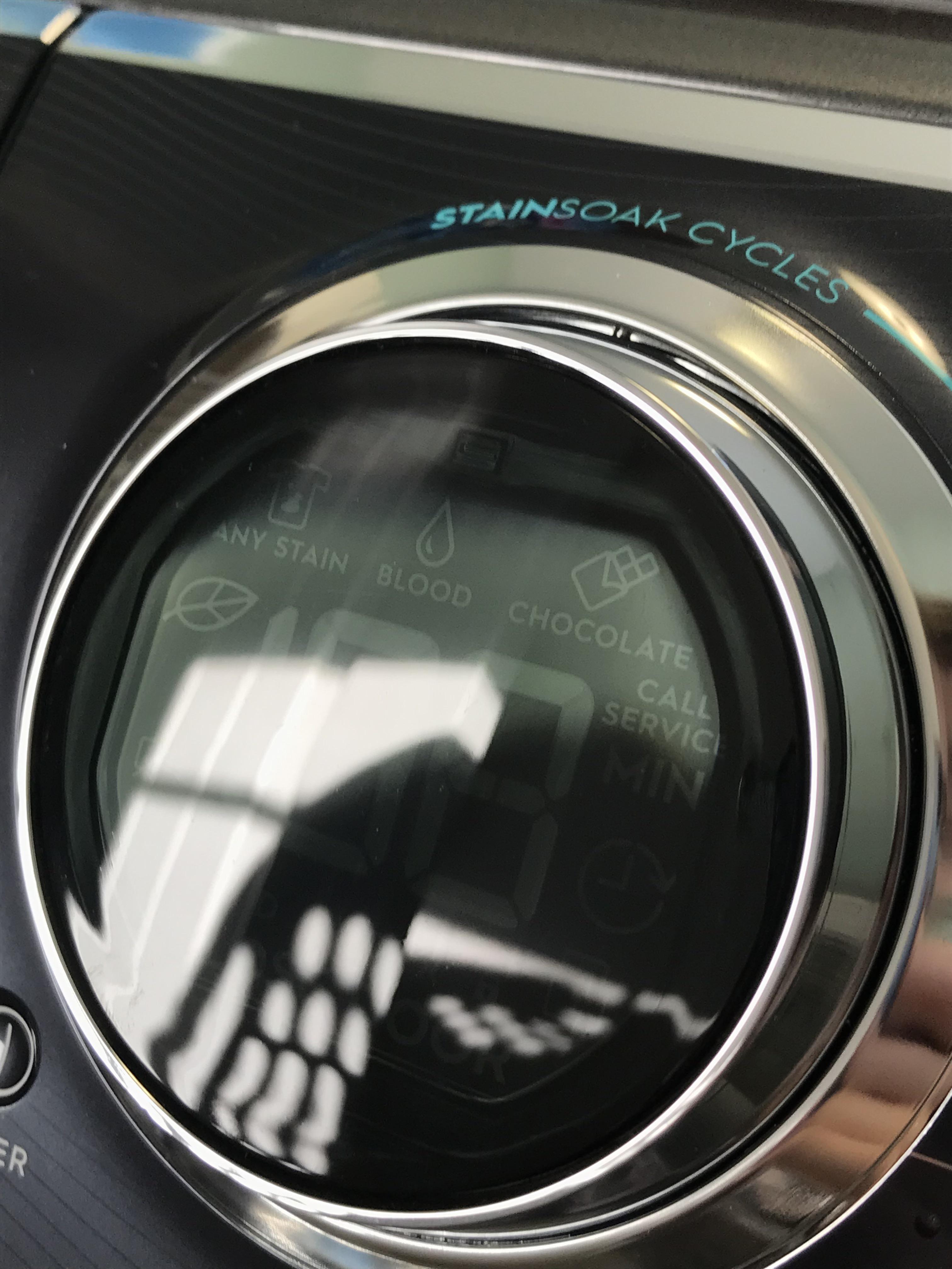 Blood setting on my washer I just noticed | Scrolller