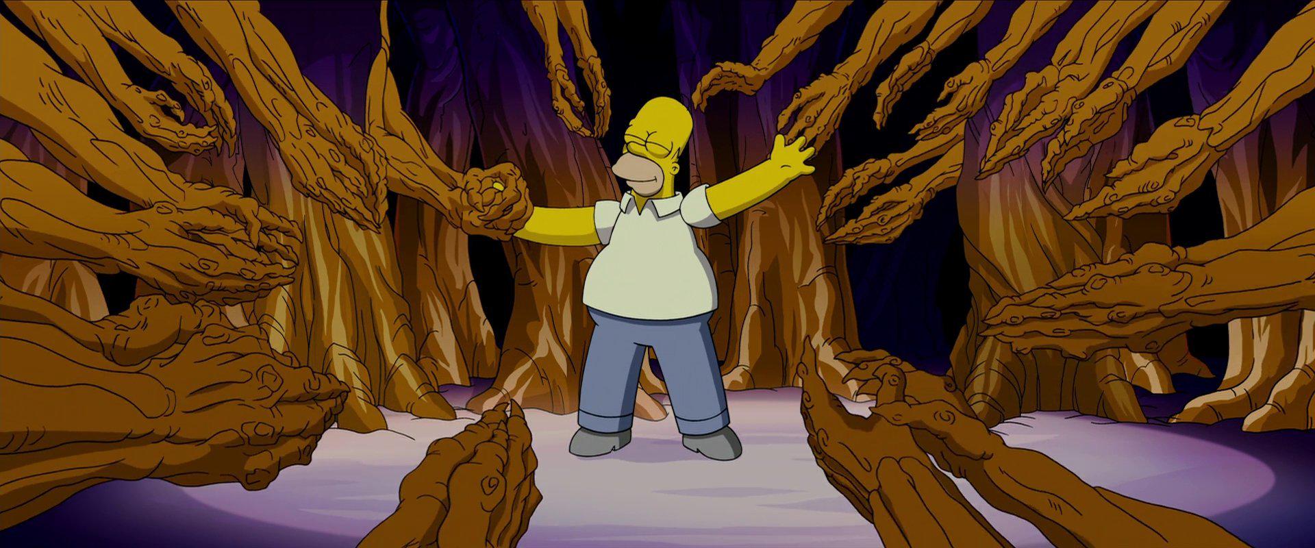 Do you think this scene from The Simpsons Movie is an Evangelion reference? | Scrolller