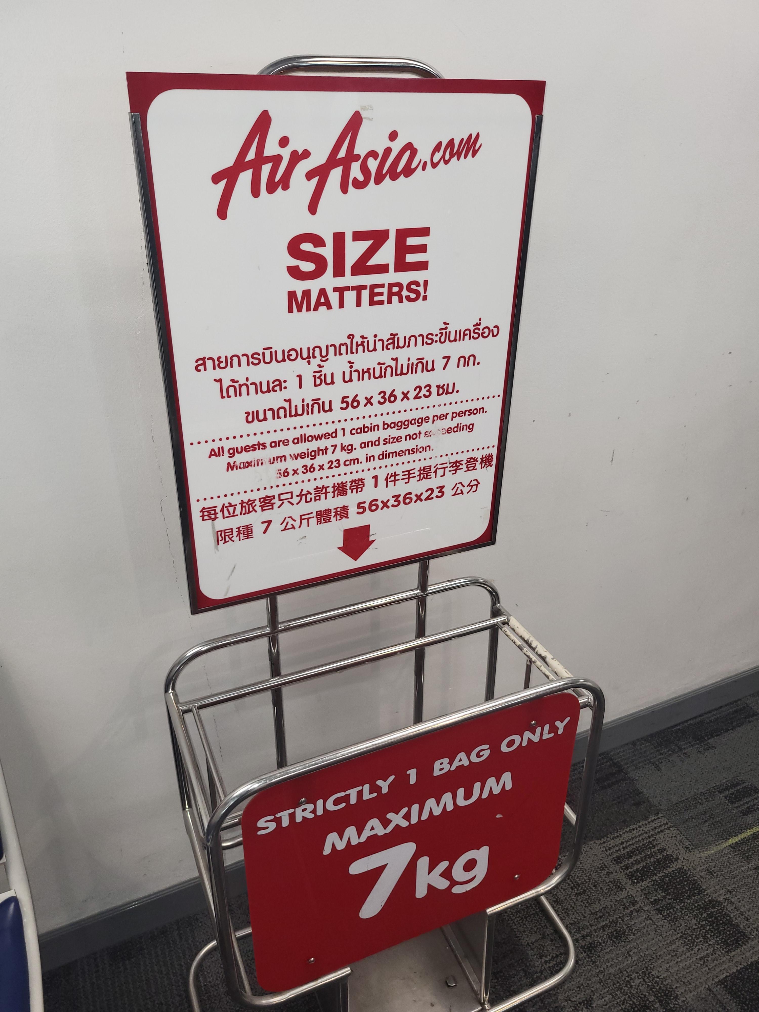 They knew that overhead rack can only take so much. | Scrolller