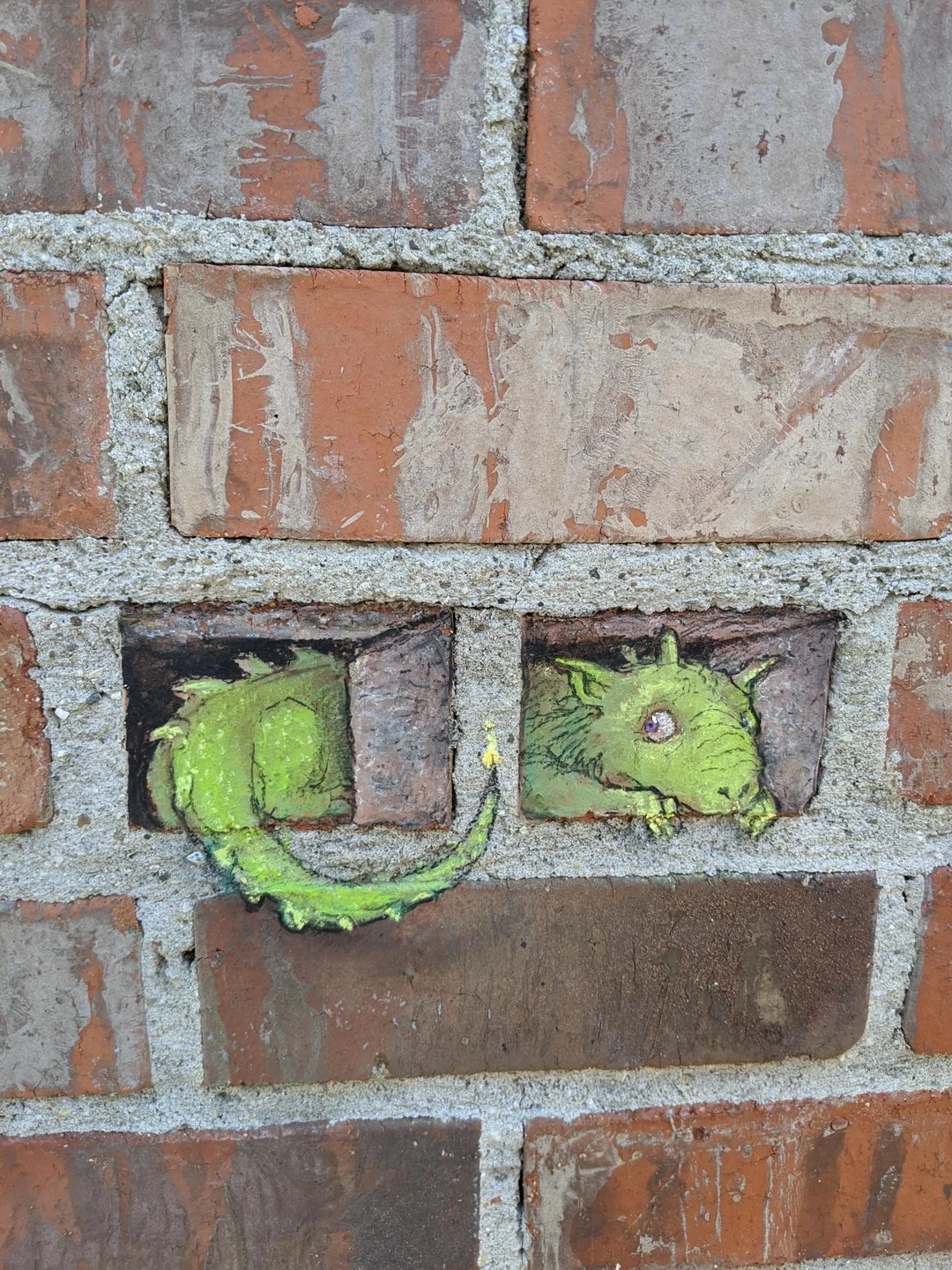 Discover more like StreetArtPorn: Baby dragon on a brick wall and Related Content | Scrolller