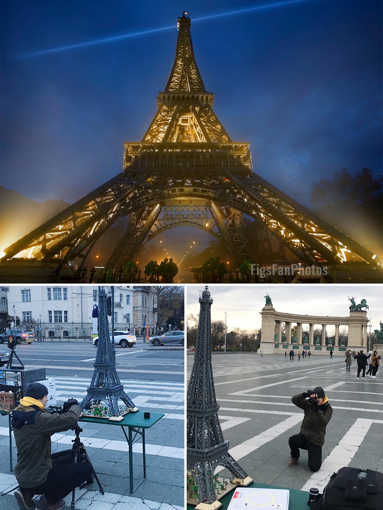 I Needed A Big Scenery, So I Photographed The LEGO Eiffel-Tower In The City of Budapest. | Scrolller