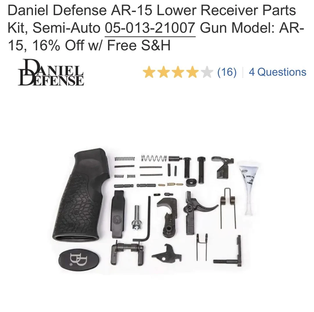 Will this DD parts kit fit in my PSA stripped lower? | Scrolller