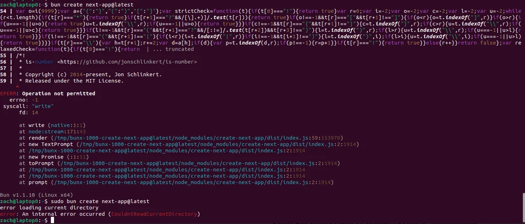 First experience with bun | Scrolller