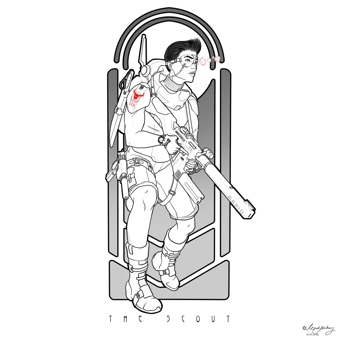 “The Scout”, Me, Digital, 2022 | Scrolller