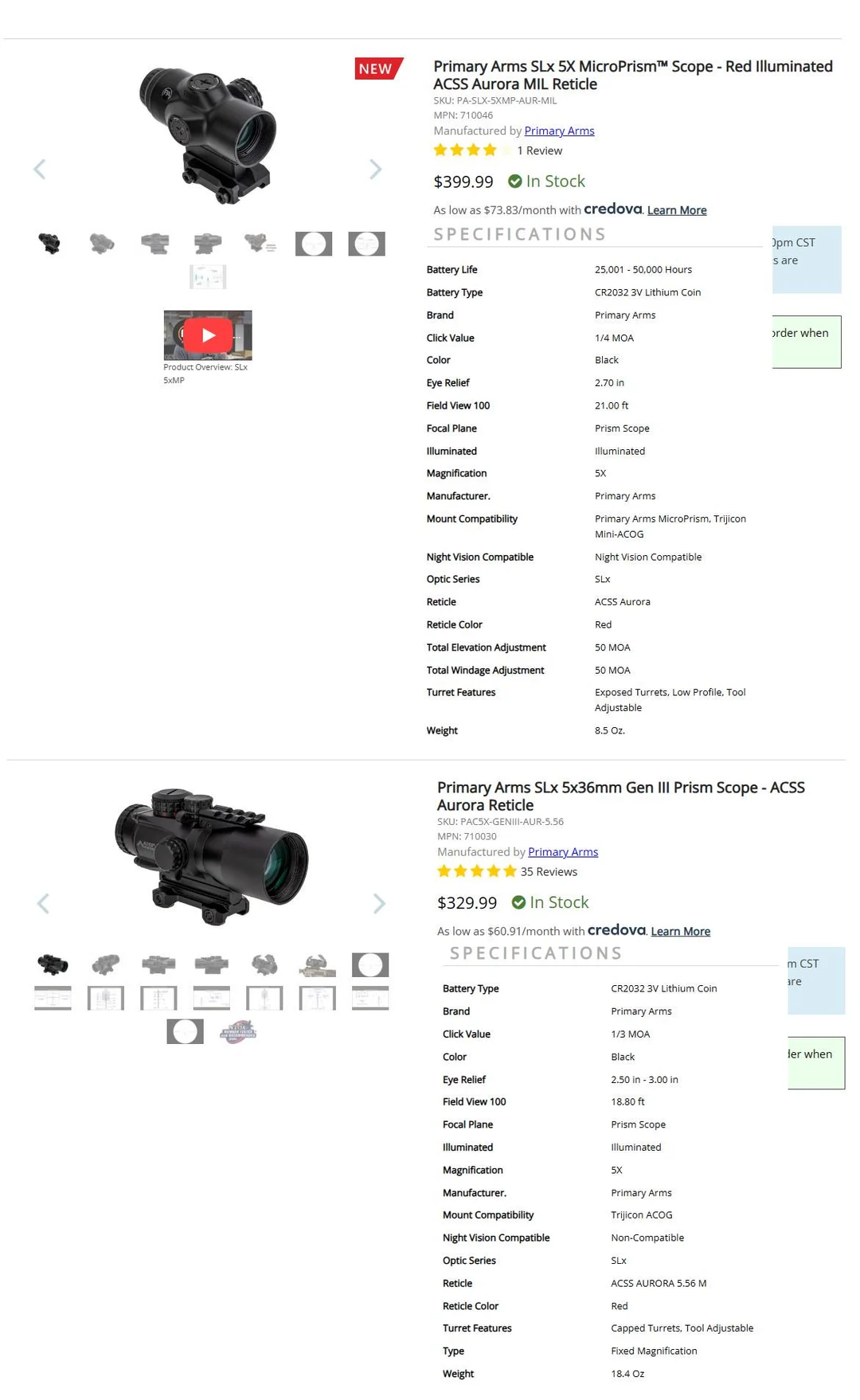PA prism scope comparison | Scrolller