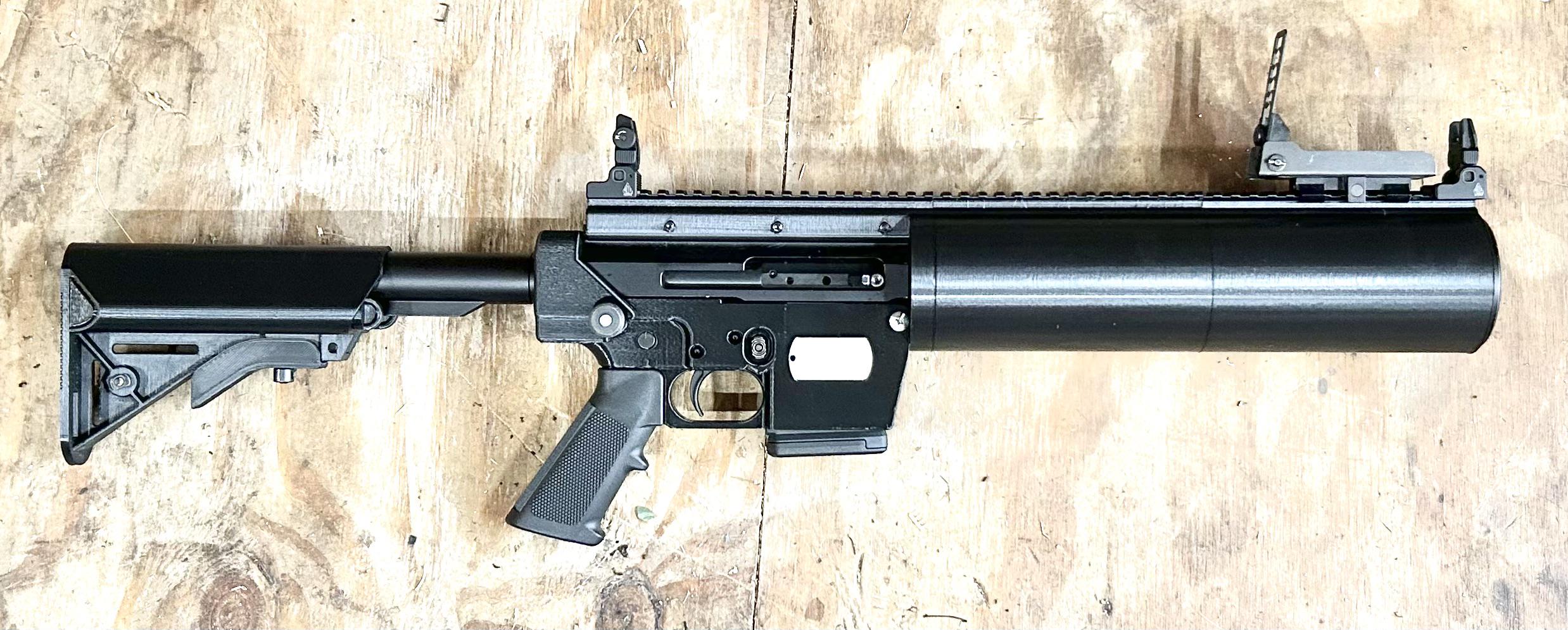 3D printed top rail for can cannon | Scrolller