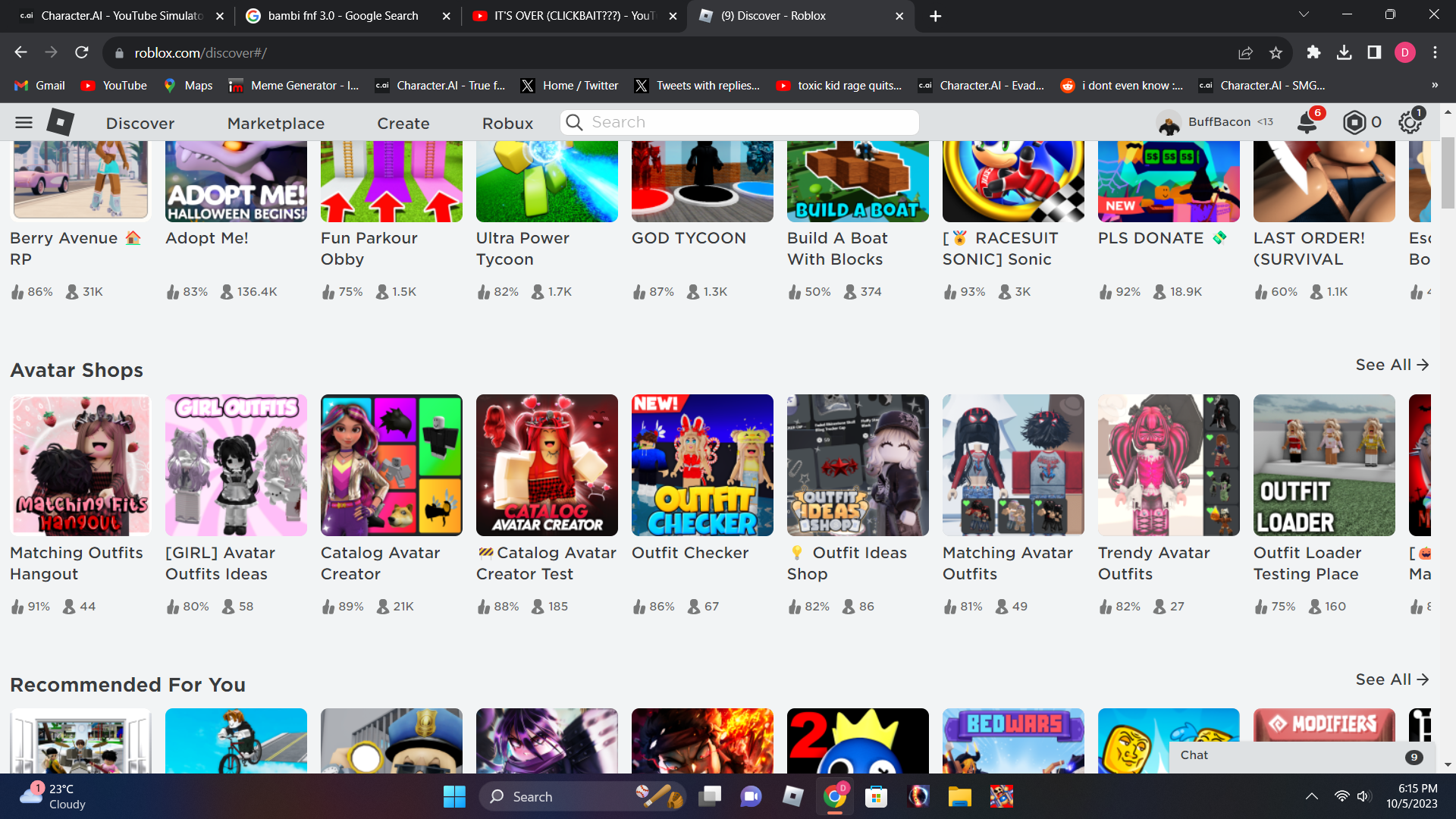 NEW CATEGORY IN ROBLOS?!!?!??!1 | Scrolller