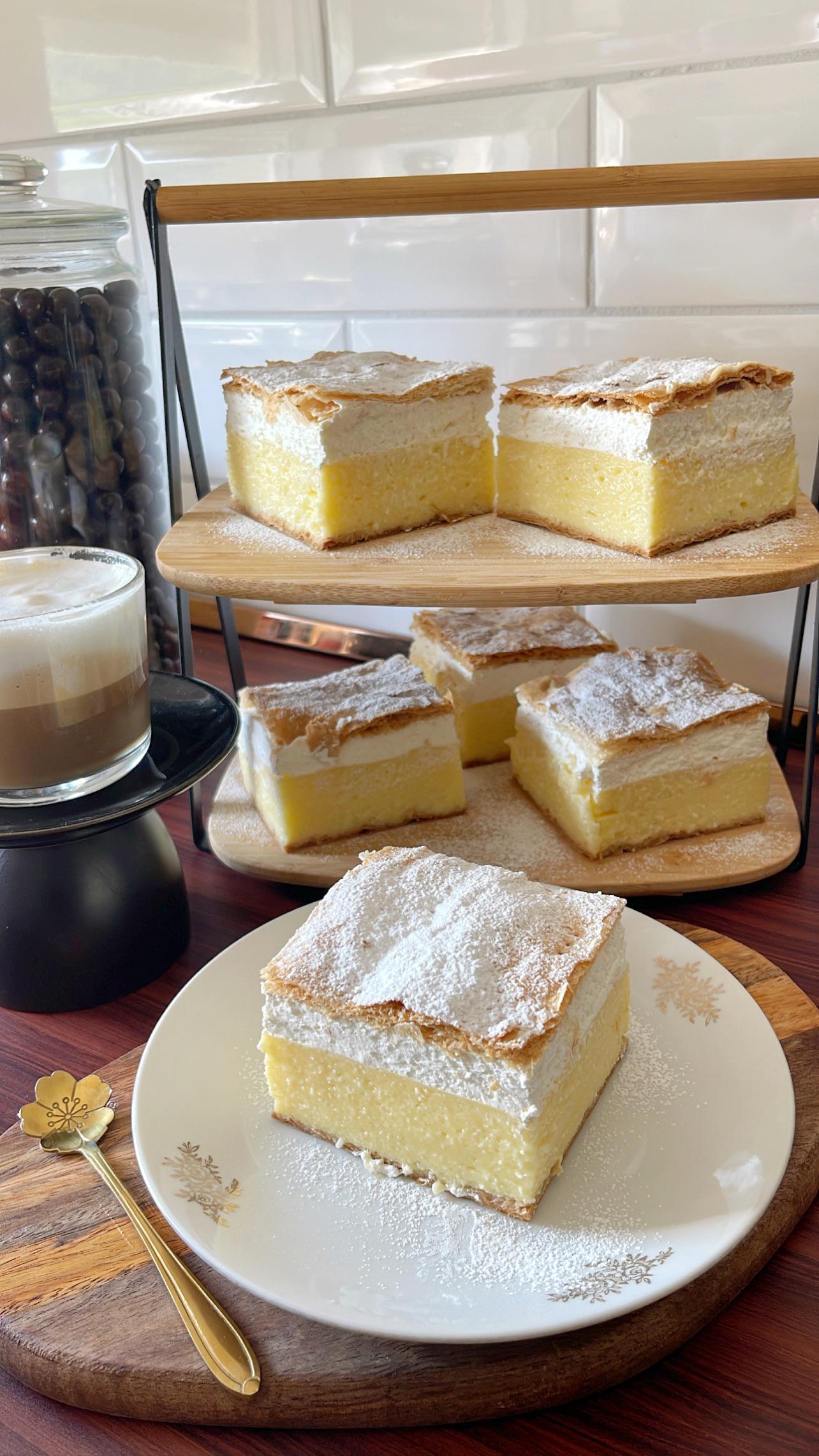 [homemade] Kremšnite/krempite/cremeschnitte/kremówka/cremșnit/custard slice | Scrolller