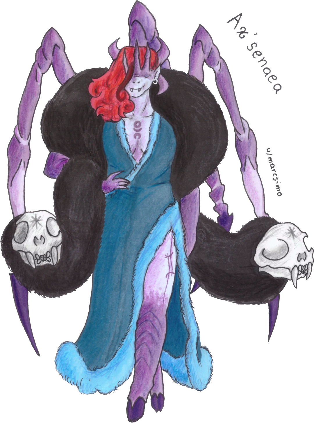 Ax'senaea the Thrice Possessed | Scrolller