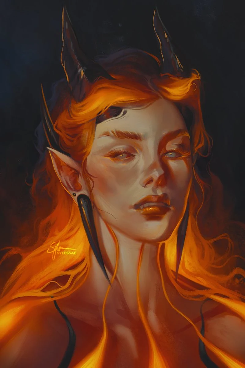 A queen needs no crown, only horns. by @sylessae | Scrolller